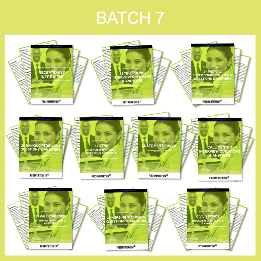 Full Access to Over 5000 Interview Questions & Answers for every career