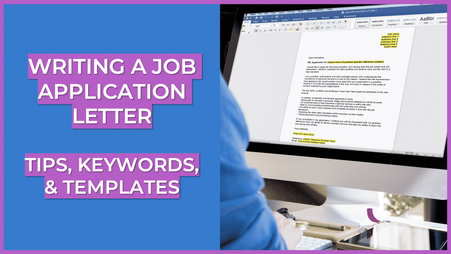 10 Ready-Made Job Application Letter Templates | Secure Your Career