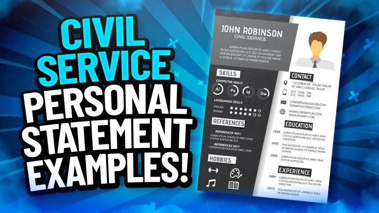 9 Civil Service Personal Statement Examples | Civil Service Insider's Guide