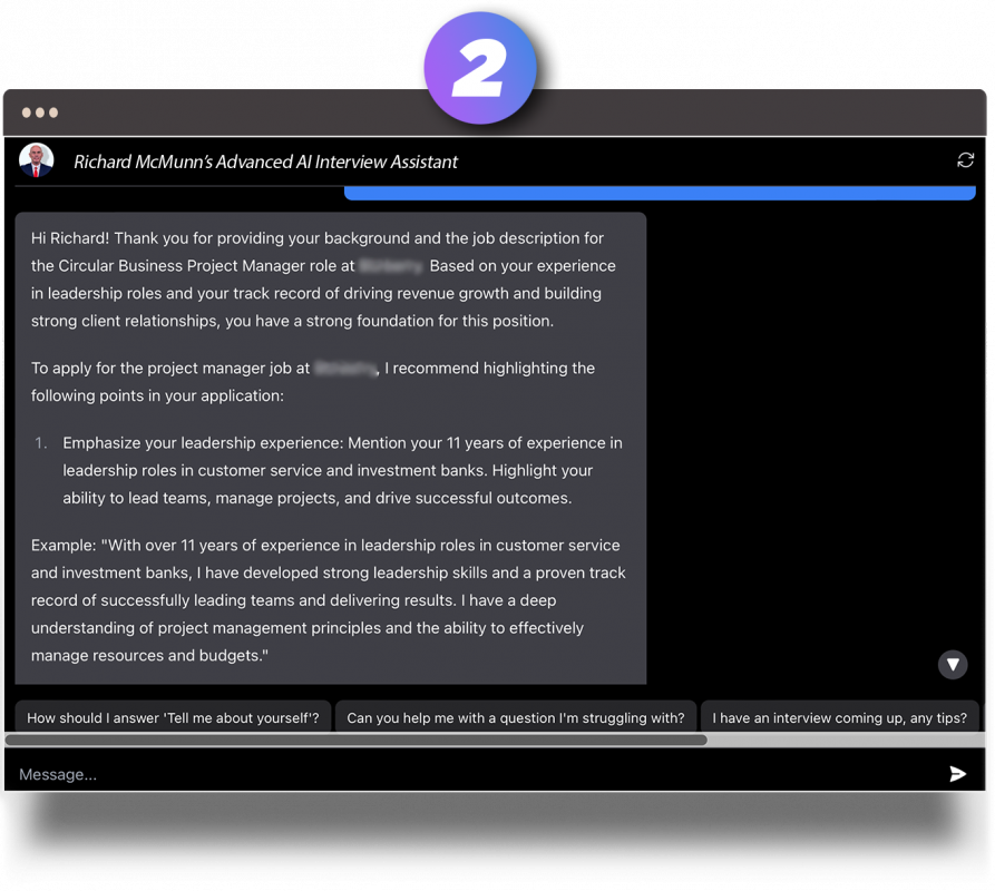 Richard McMunn's Advanced AI System