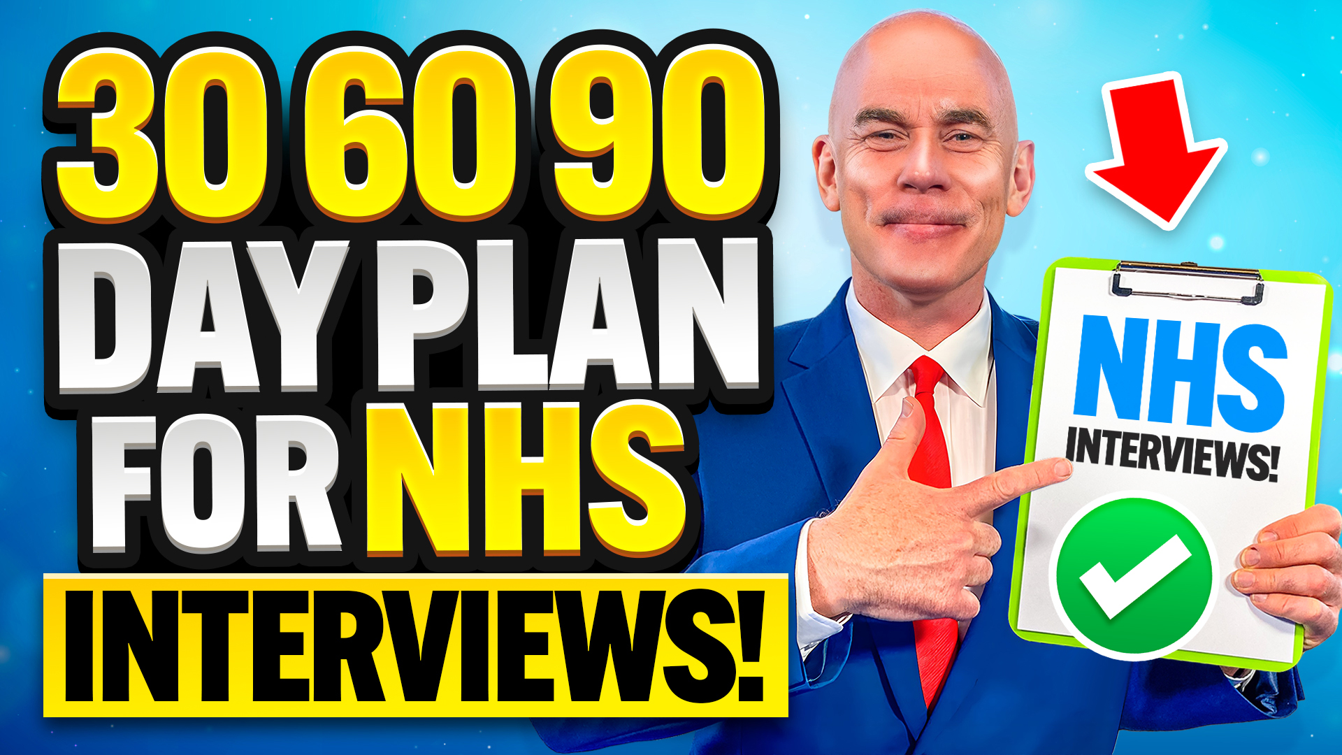 30-60-90 Day Plan for NHS Job Interviews! | Templates Download