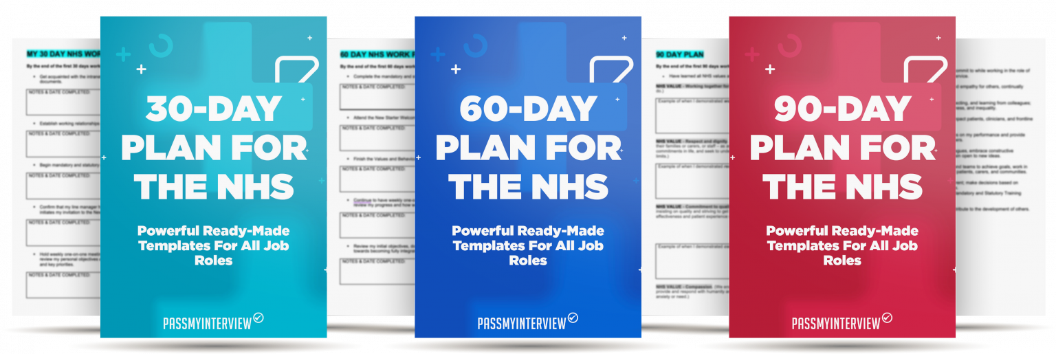 30-60-90 Day Plan for NHS Job Interviews! | Templates Download