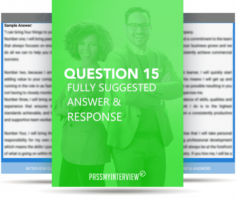 Top 30 Interview Questions and Answers | An Insider's Interview Guide