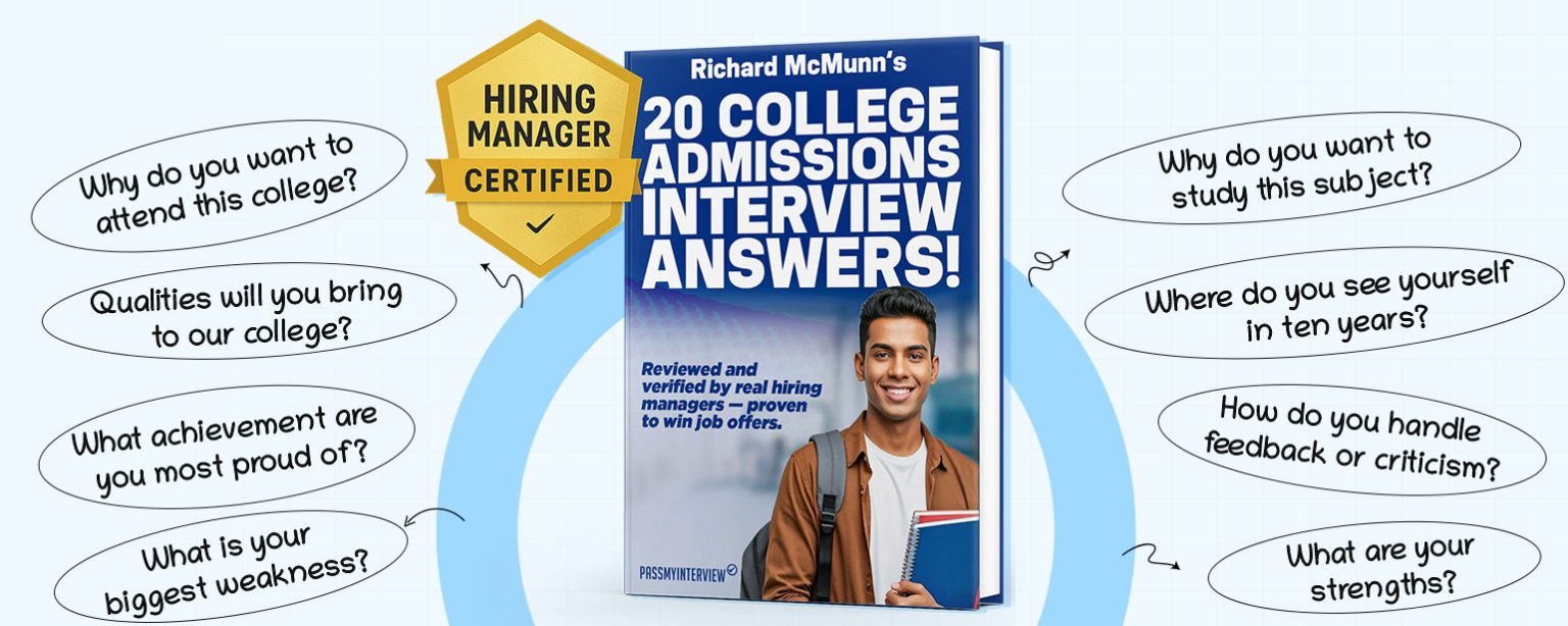 20 College Admissions Interview Answers! (Hiring Manager Approved™)
